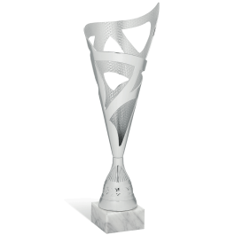 Coppa Dorata Traforata Aperta Altezza 43 cm